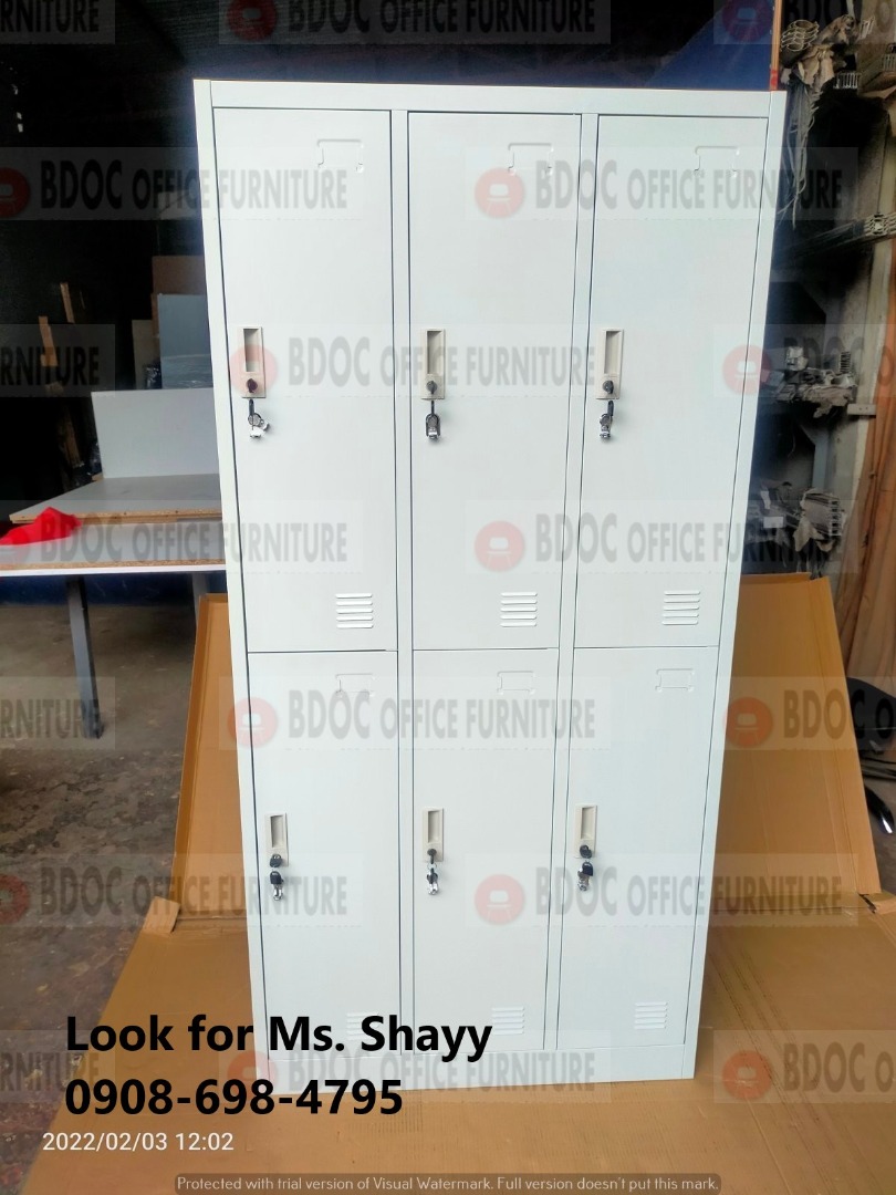 6-Door Steel Locker / Lateral Cabinet / Kitchen Island / Steel Cabinet ...