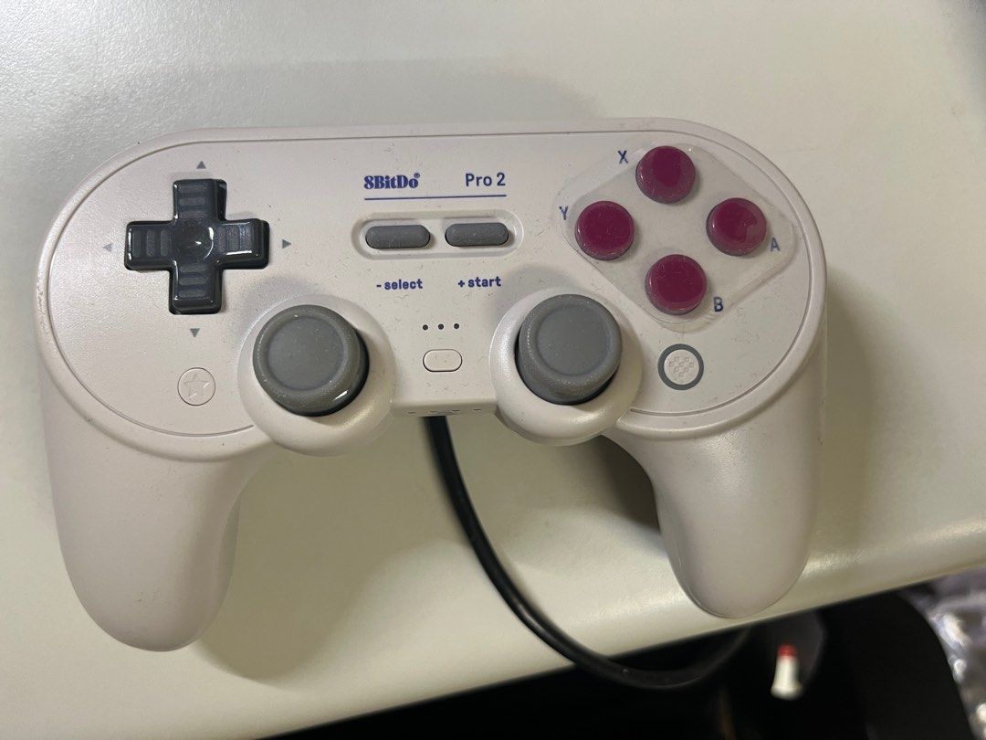 八位堂 8BitDo Pro2 有線手把 手柄 搖桿 控制器 支援 Switch STEAM PC, 電玩遊戲相關, 主機配件與周邊商品, 手把控制器在旋轉拍賣