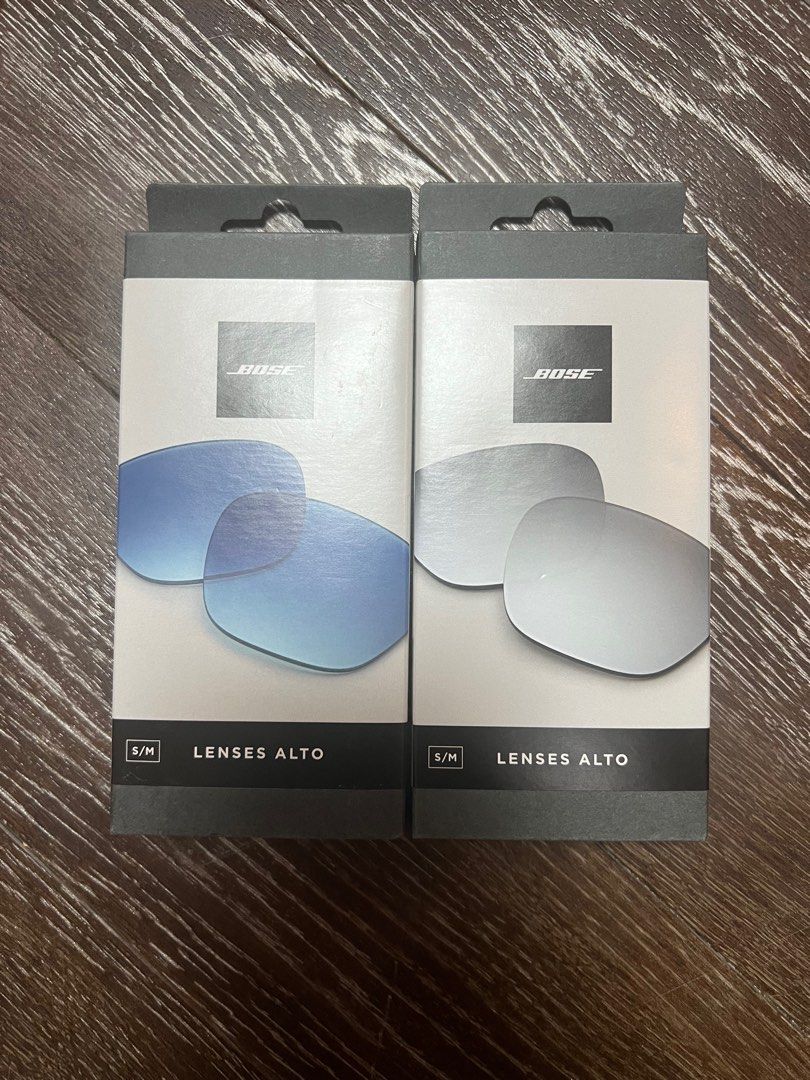全新現貨 Bose Lenses Alto 智能眼鏡鏡片, 男裝, 手錶及配件, 眼鏡 - Carousell