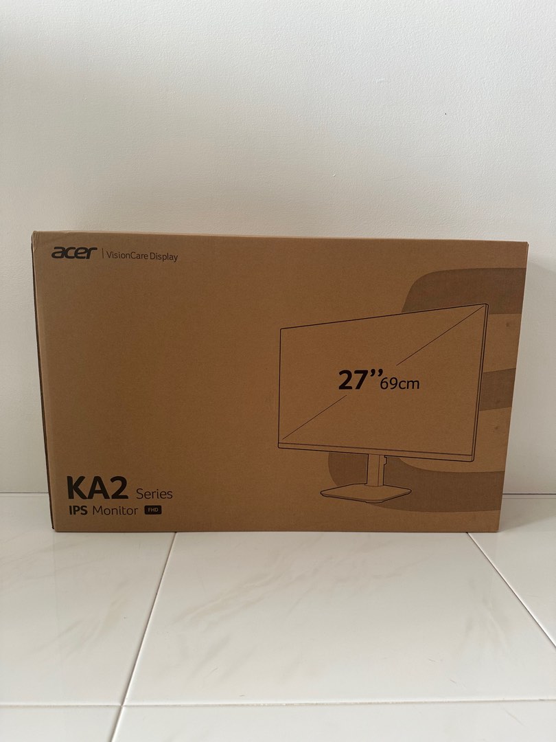 Acer 27” Inch FHD IPS Gaming Monitor with 1ms Response Time & 100Hz ...