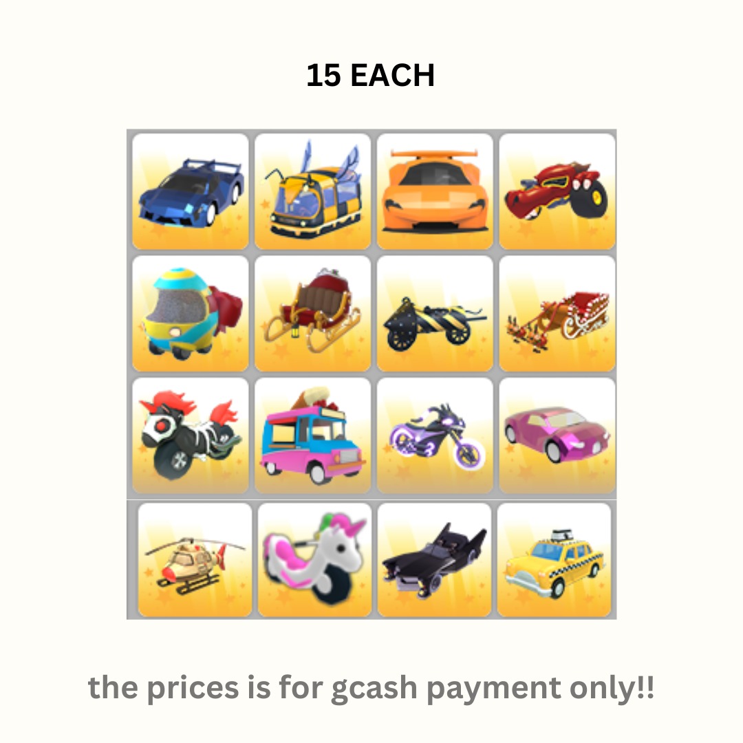 ADOPT ME LEGENDARY VEHICLES | 3/3, Video Gaming, Video Games, Others on ... ADOPT ME LEGENDARY VEHICLES | 3/3, Video Gaming, Video Games, Others on ...
