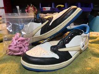 Air Jordan 1 Travis Scott Fragment Empty Box, Men's Fashion, Footwear ...