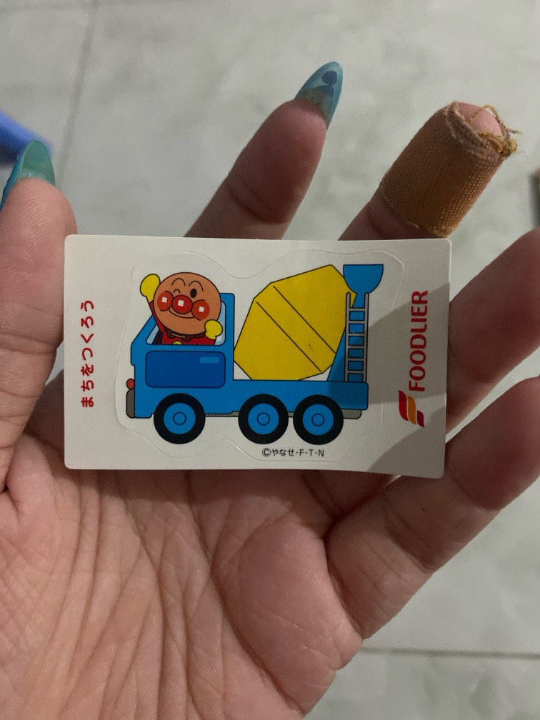 Anpanman Sticker Truck 1, Toys & Collectibles, Mainan di Carousell