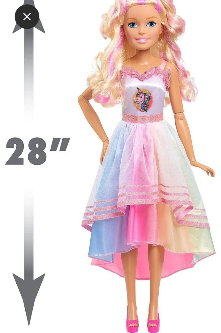 Authentic Huge 28 inch Barbie Doll, Hobbies & Toys, Toys & Games on ...