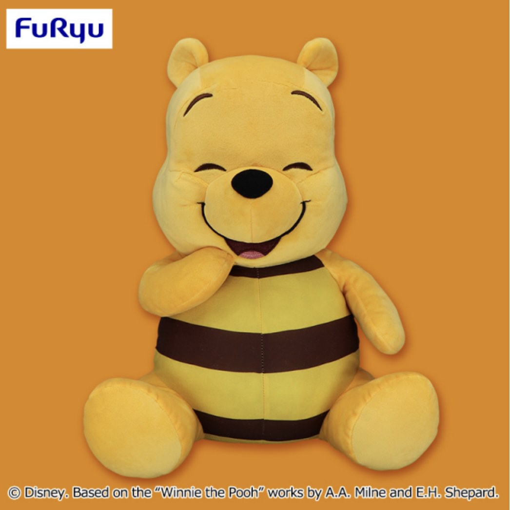Authentic Disney Winnie the Pooh wink cute Japan Honey Bee plush ...