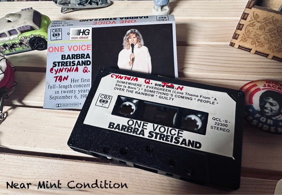 Barbra Streisand One Voice Cassette Tape Cassette Tape Original ...