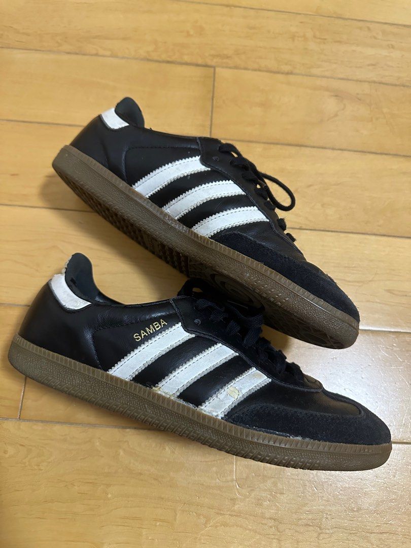 BLACK ADIDAS SAMBA OG, Men's Fashion, Footwear, Sneakers on Carousell
