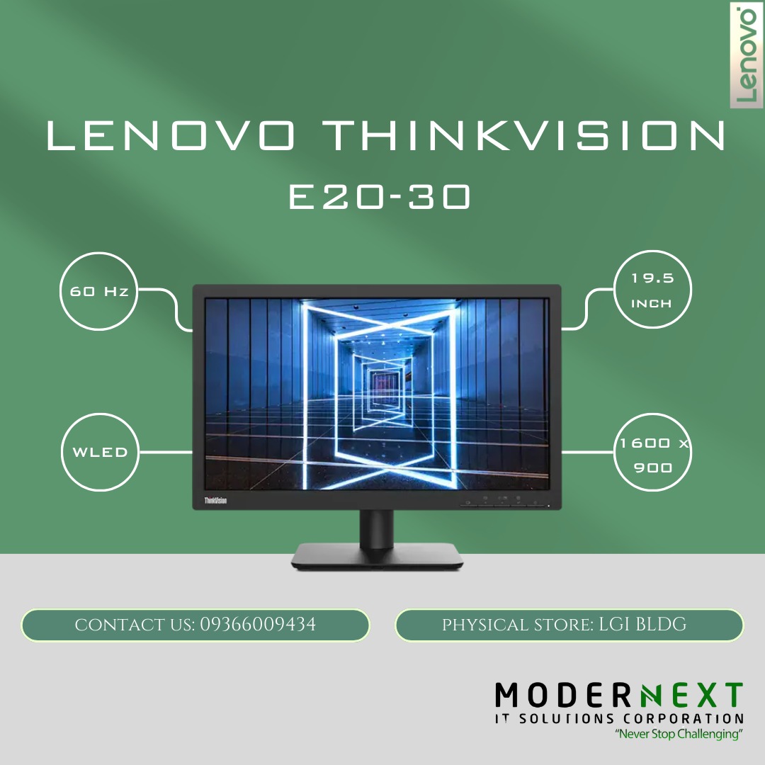 Bnew Lenovo Thinkvision, Computers & Tech, Parts & Accessories, Monitor ...