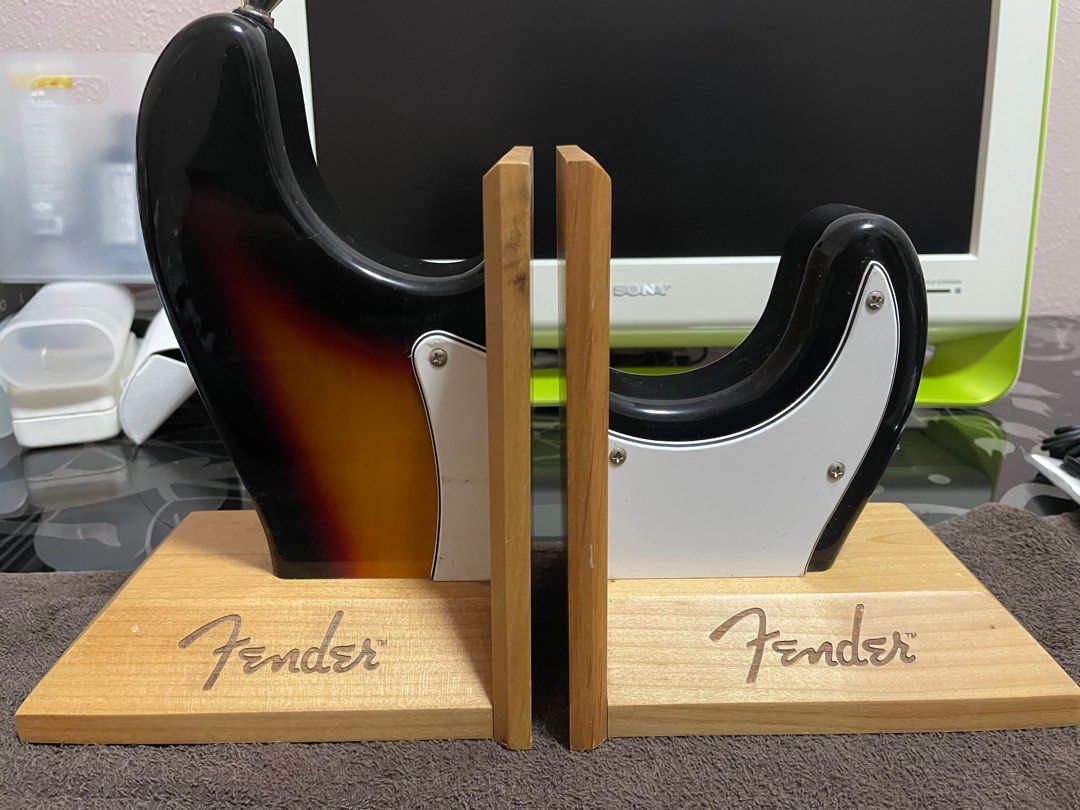 Book stand Fender strat caster type, Hobbies & Toys, Music & Media ...