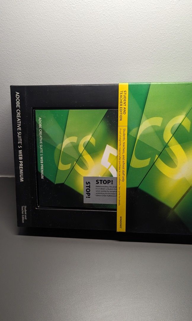 [Box] Adobe Creative Suite 5 Web Premium, Computers & Tech, Parts ...