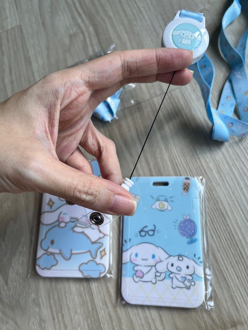 Card holder ez link lanyard with extendable line Sanrio cinnamoroll ...