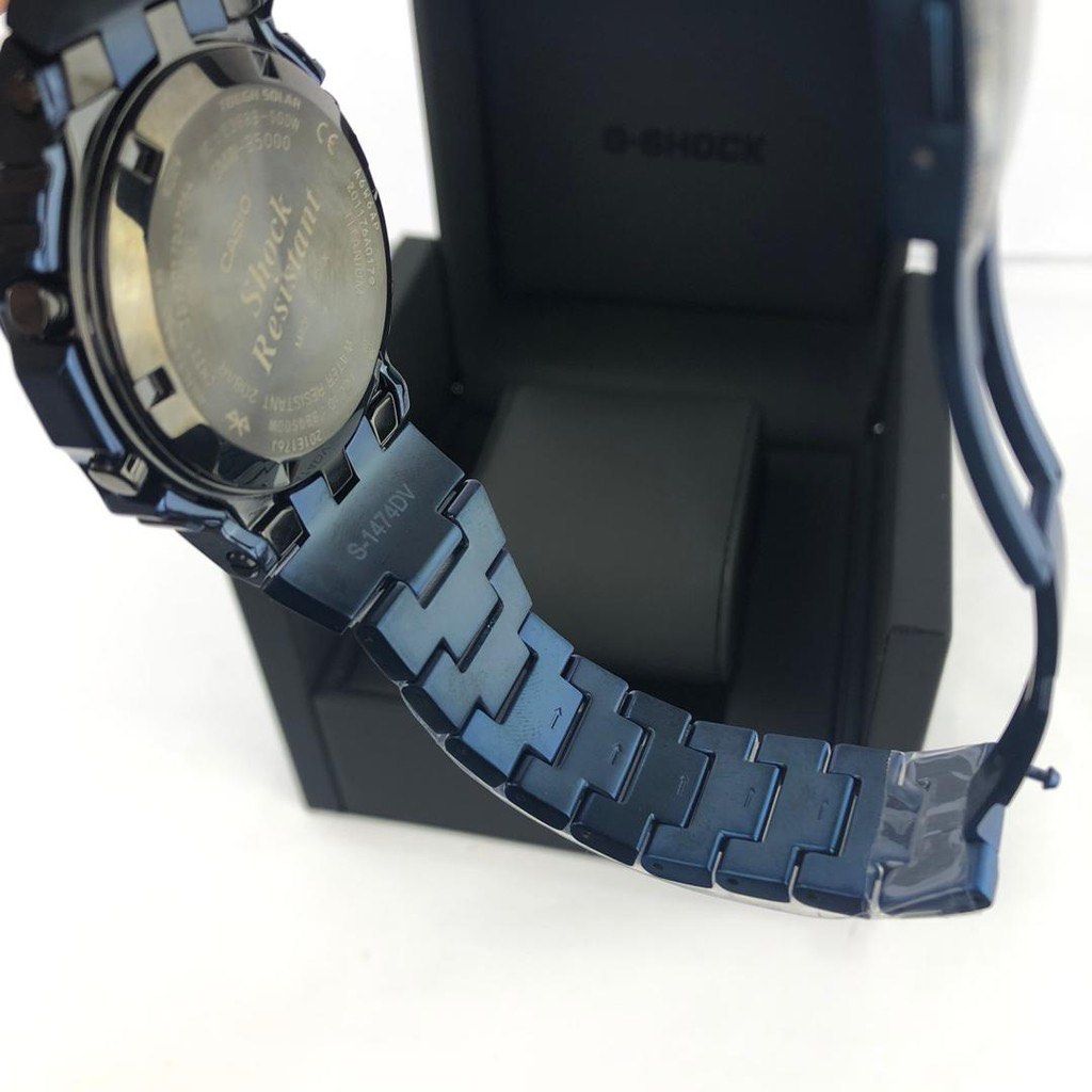 CASIO G-SHOCK TITANIUM LIMITED EDITION BLUE ION-PLATING CAMOUFLAGE GMW ...