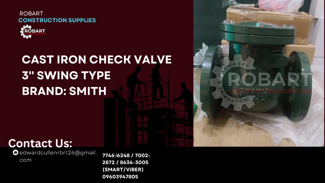 cast iron check valve, Commercial & Industrial, Construction & Building ...