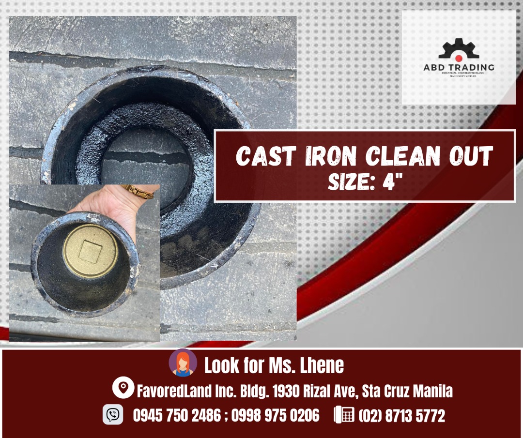 CAST IRON CLEAN OUT, Commercial & Industrial, Construction Tools ...