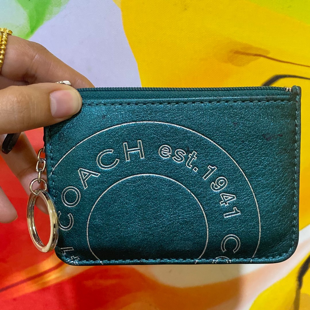 Coach Card Holder Authentic Womens Fashion Bags And Wallets Wallets And Card Holders On Carousell