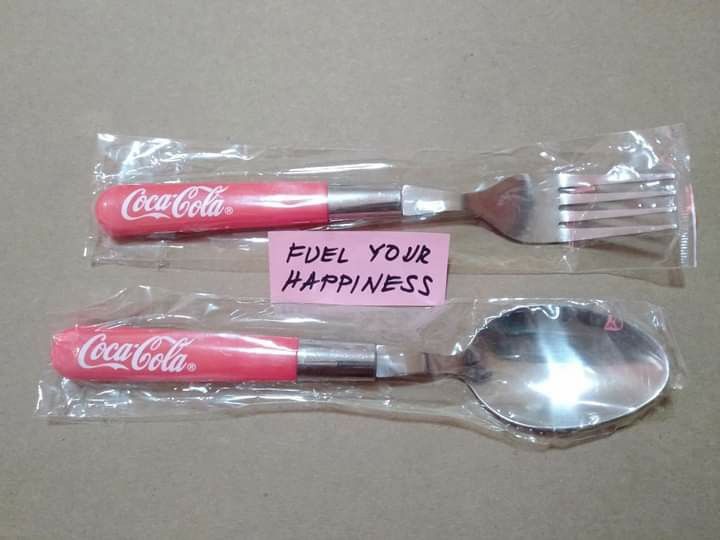 Coca-Cola Coke Stainless Steel Utensils Spoon & Fork, Hobbies & Toys ...