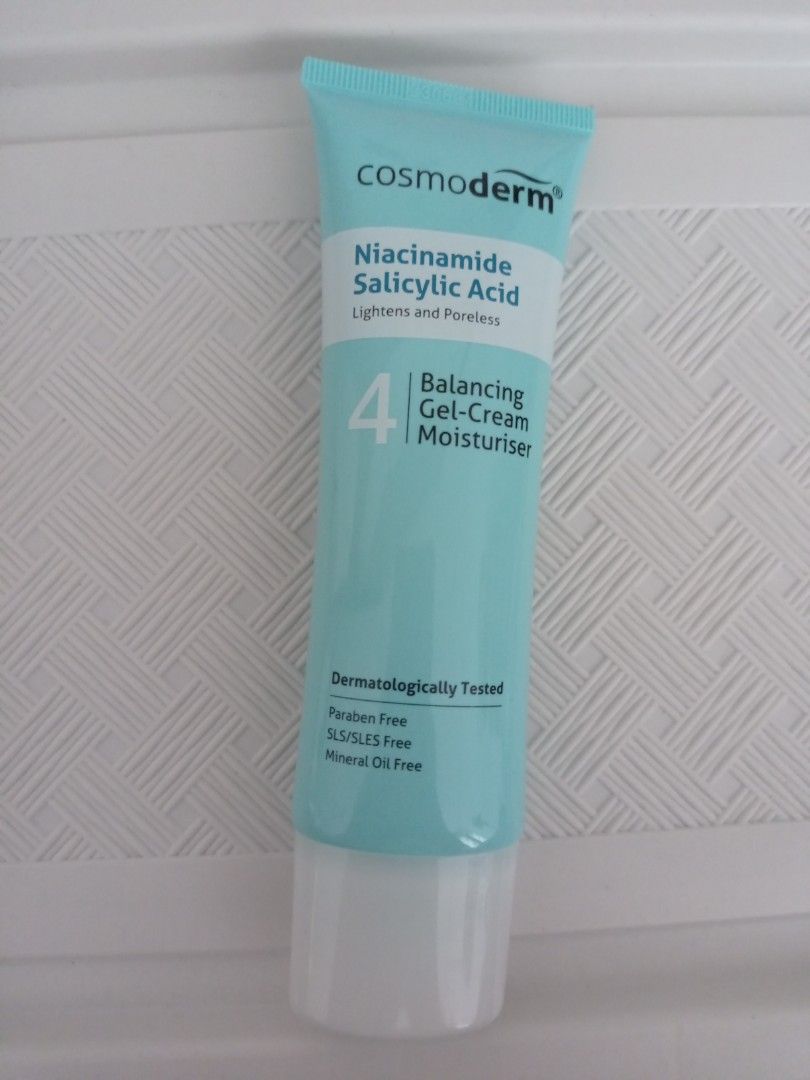 COSMODERM Niacinamide Salicylic Acid Balancing Gel Cream Moisturizer ...
