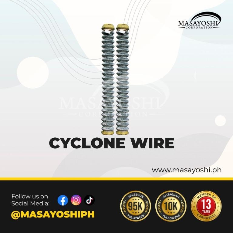 Cyclone Wire 2 x 2 x 2 x 2.7mm x 10m 5ft | Hurricane Fence | Diamond ...