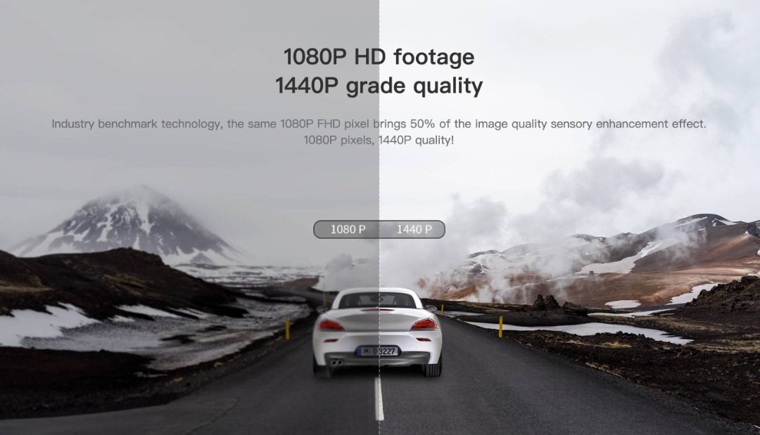 DDPAI A2 1080P Full HD Dash Cam With Hardwire Kit 24/7 Parking ...