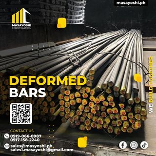 Deformed Bar | Deformed Bar Grade 40 8mm x 6meters | RSB | Corrugated Bar | Deform Bar ...
