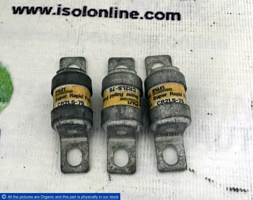 Fuji CR2LS-75 Super Rapid Fuse CR Series Barrel-Shaped Fuse 75A 250VAC ...