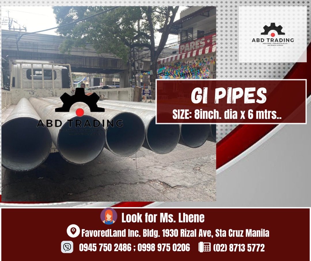 GI PIPES, Commercial & Industrial, Construction Tools & Equipment on ...
