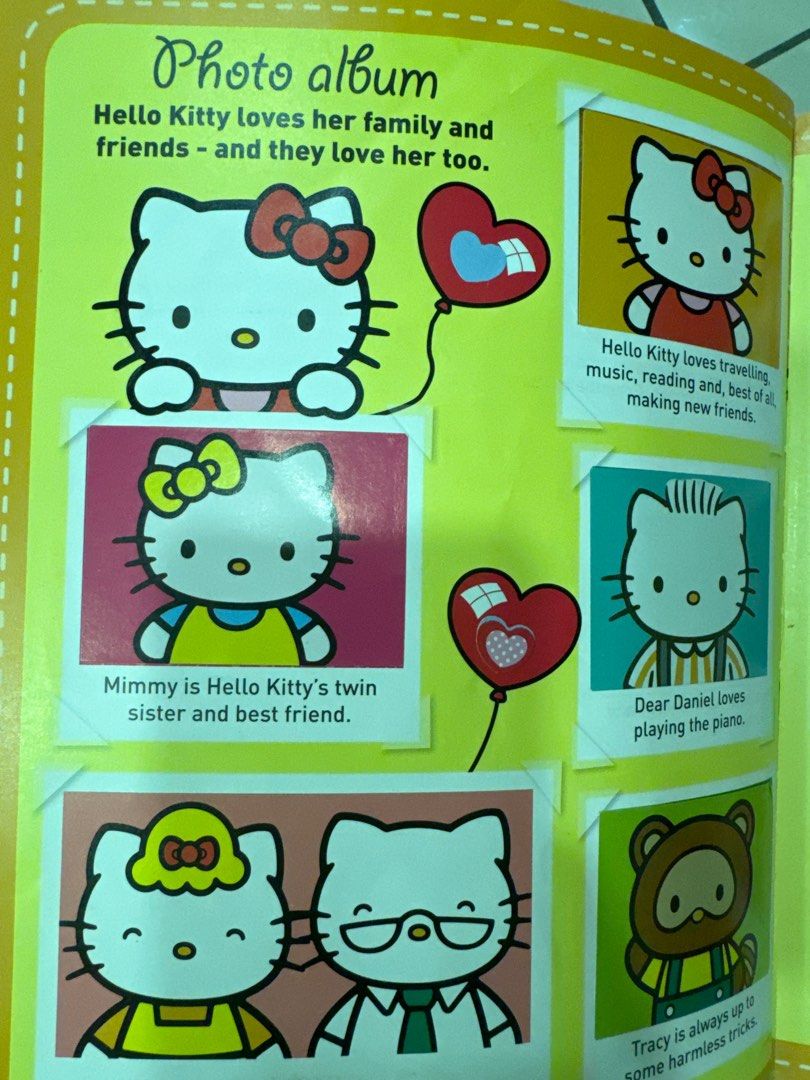 Hello Kitty Bumper Sticker Collection Activity Book, Hobbies & Toys, Books & Magazines, Children ...