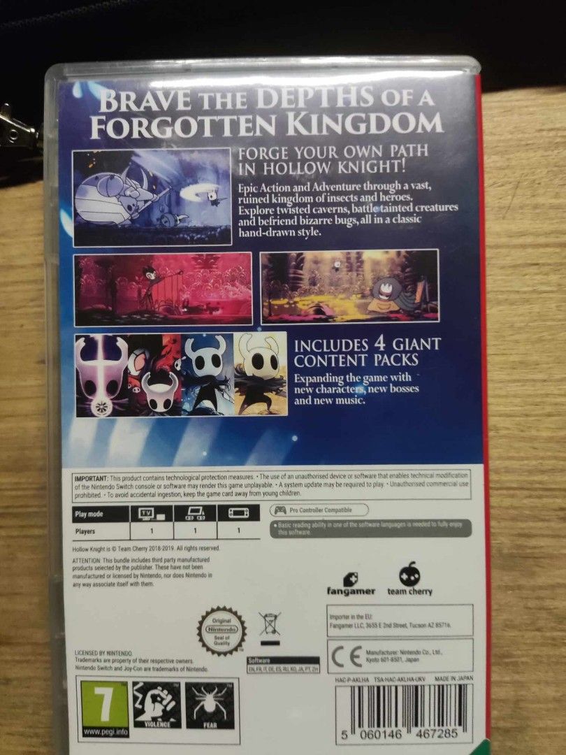 Hollow Knight, Video Gaming, Video Game Consoles, Nintendo on Carousell