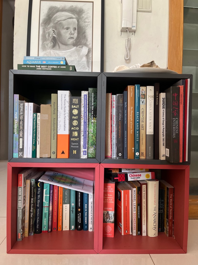 IKEA stackable or wall mountable shelving units, Furniture & Home ...