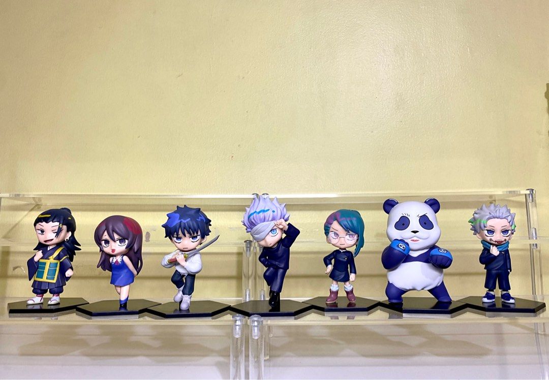 Jujutsu Kaisen mini figs: Gojo, Geto, Shoko, Kenjaku, megumi, yuji ...