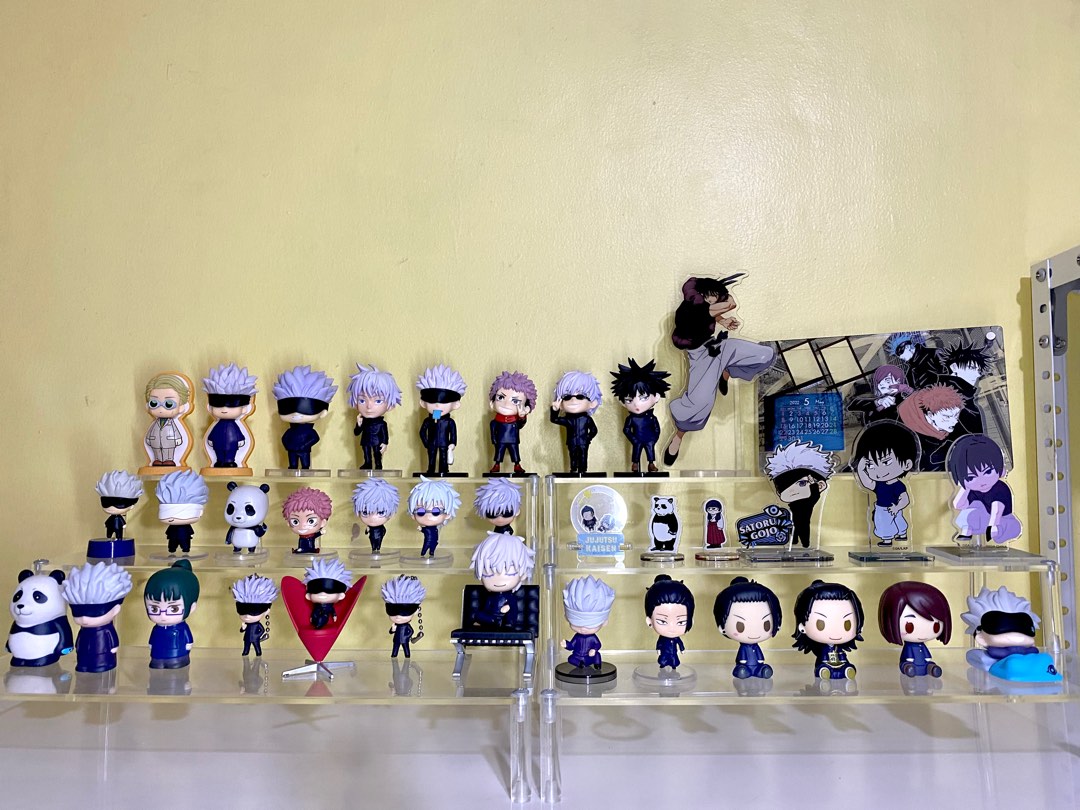 Jujutsu Kaisen mini figs: Gojo, Geto, Shoko, Kenjaku, megumi, yuji ...
