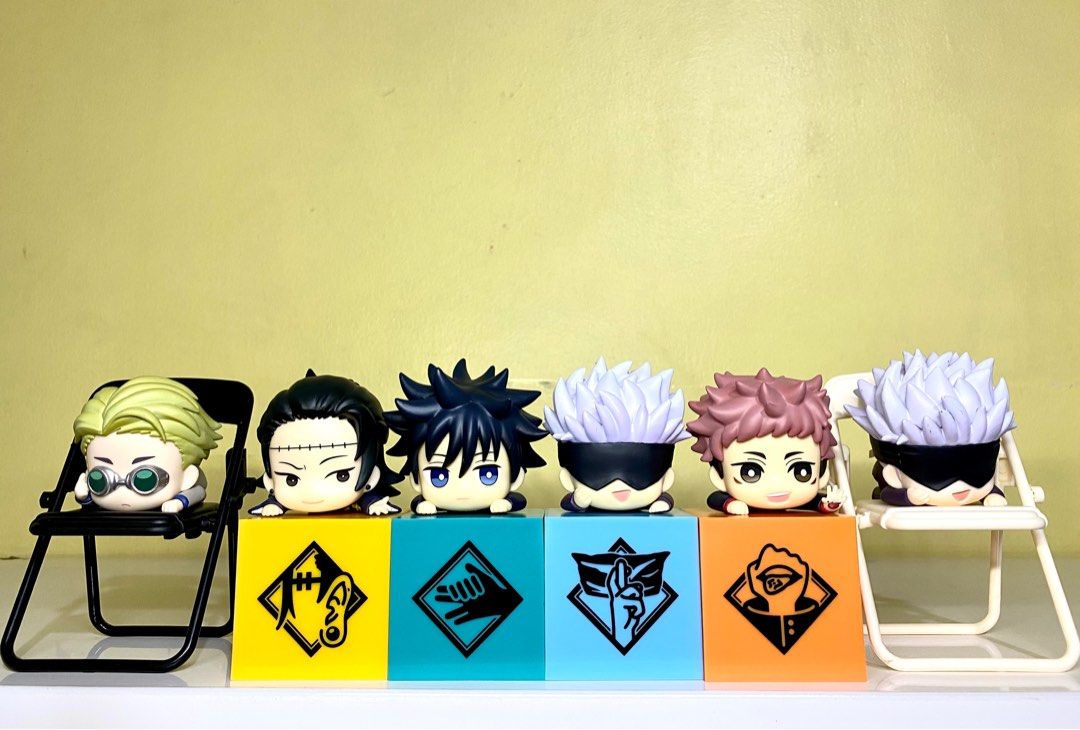 Jujutsu Kaisen mini figs: Gojo, Geto, Shoko, Kenjaku, megumi, yuji ...