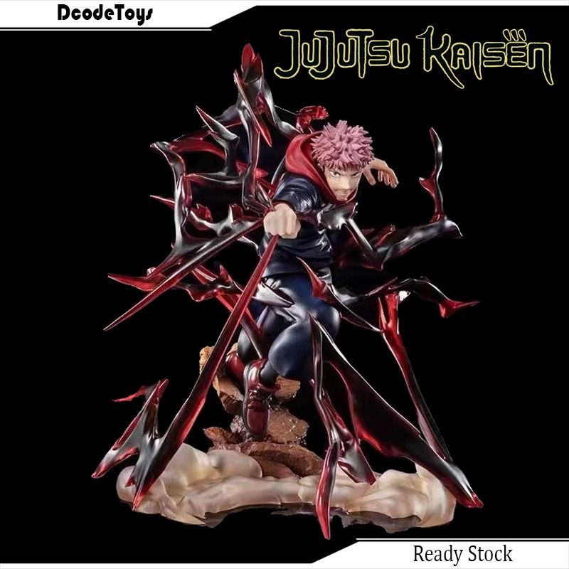 Jujutsu Kaisen Yuji Itadori 虎杖悠二 18.5cm Effect Diorama pvc figure ...