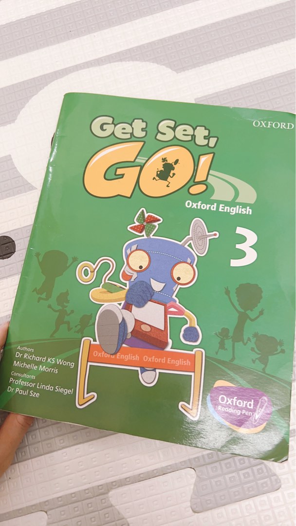 K2 英文書Get set go 3, 興趣及遊戲, 書本 & 文具, 教科書 - Carousell