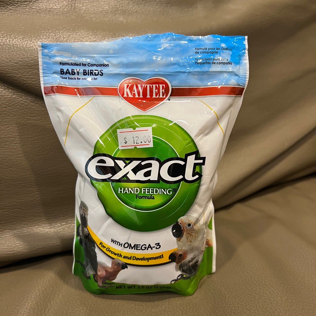 Kaytee exact hand feeding formula, Pet Supplies, Pet Food on Carousell