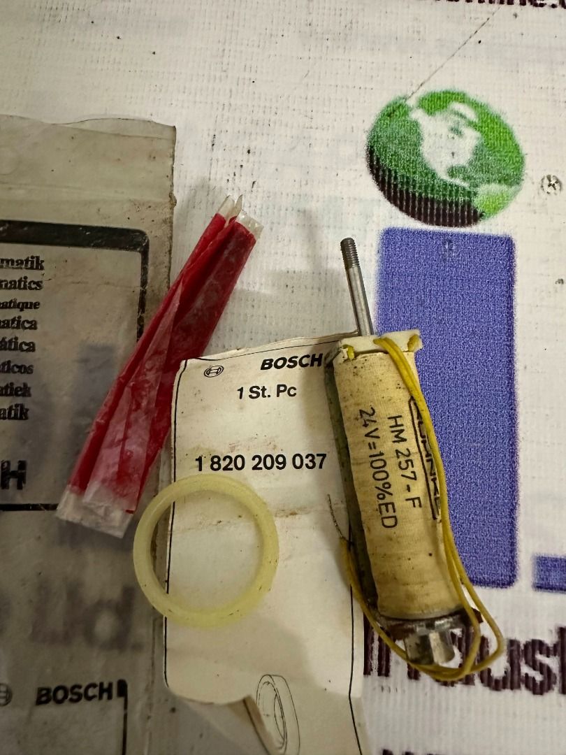 Kuhnke HM 257-F 24V Linear Solenoid Thrust Type HM2 Series W/ 1 820 209 ...