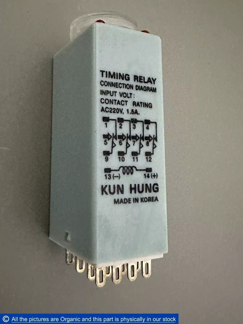Kun Hung Koino KTM-3M Analog Timing Relay 0 - 30 Sec KTM3M 220VAC 1.5A, Computers & Tech, Office ...