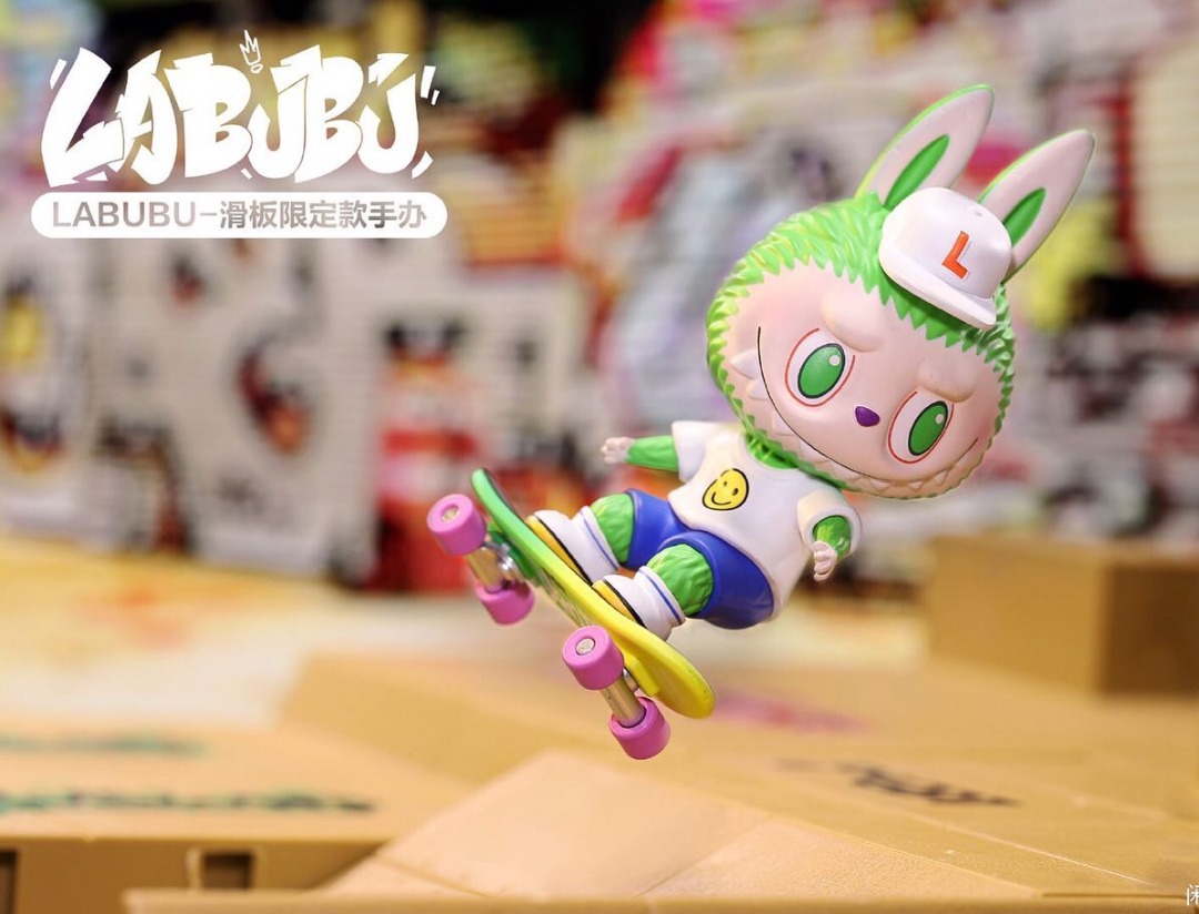 Labubu Skateboarders [POP MART x HOW2WORK] - Limited Edition, Hobbies ...
