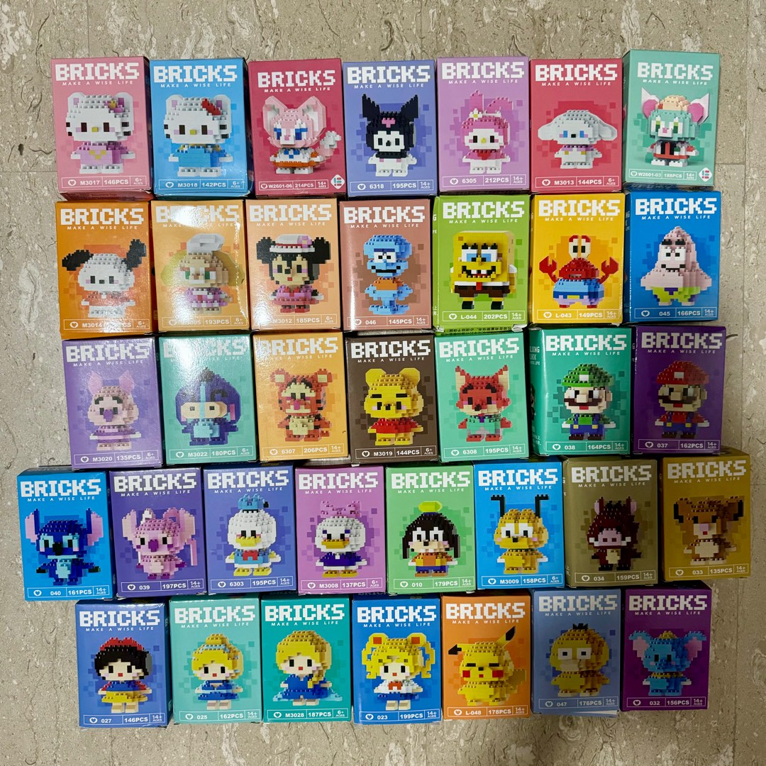 LEGO NANO BRICKS BRICK BRICKS BLOCKS BLOCK LEGO SET FIGURINE SANRIO ...
