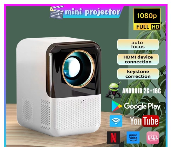 LONAISCI X10 Mini Projector for Phone FULL HD 1080P Android WIFI ...