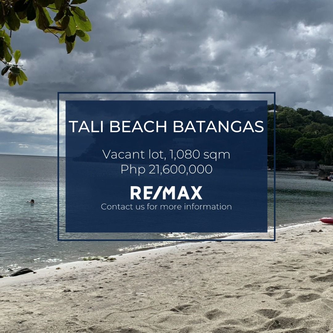 Lot for sale at Tali Beach, Nasugbu Batangas, Property, For Sale, Lot ...