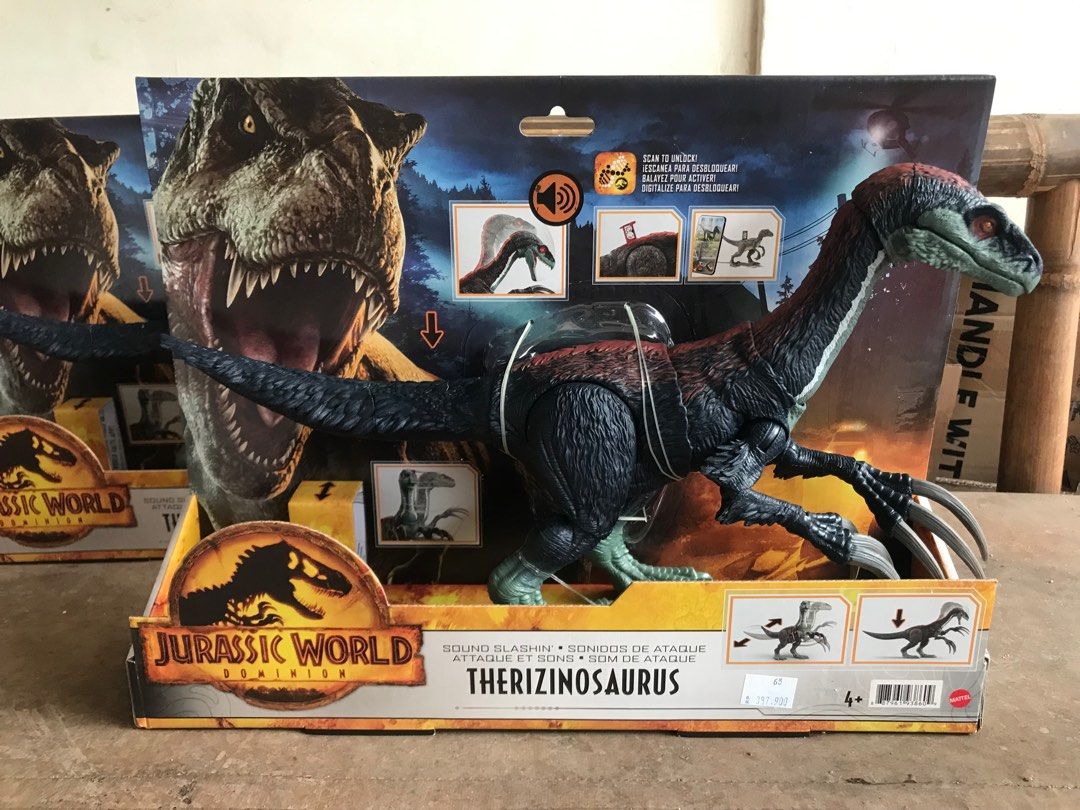 Mainan dinosaurus jurrasic world therizinosaurus bnib cod senayan, Toys ...