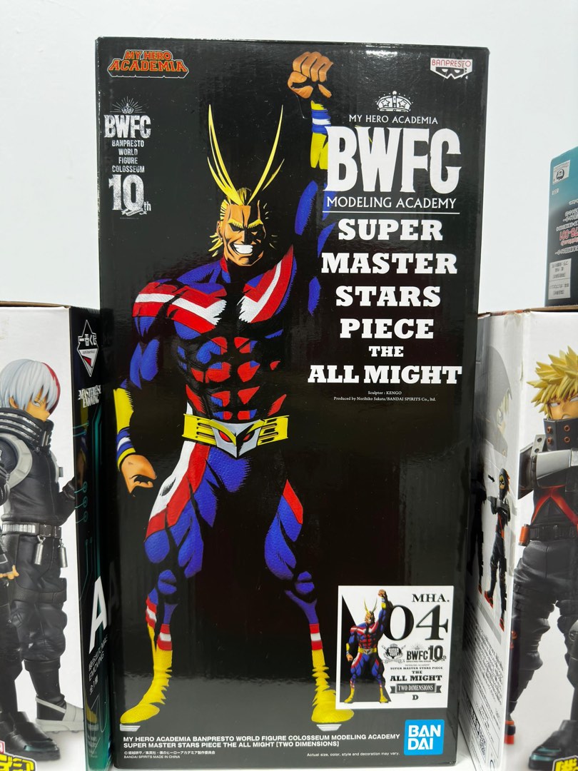 Banpresto BWFC SMSP MHA All Might 2D Version, Hobbies & Toys, Collectibles & Memorabilia, Fan ...