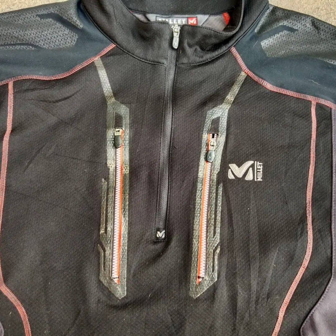 Millet x the north face x mammut, Fesyen Pria, Pakaian , Atasan di ...