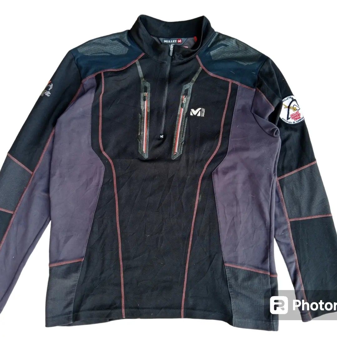 Millet x the north face x mammut, Fesyen Pria, Pakaian , Atasan di ...