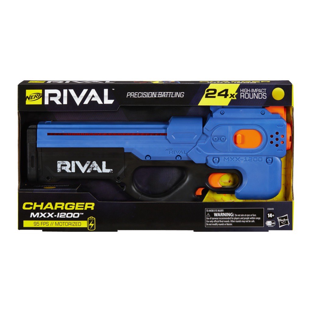 Nerf Rival Charger MXX-1200 Motorized Blaster, Hobbies & Toys, Toys ...
