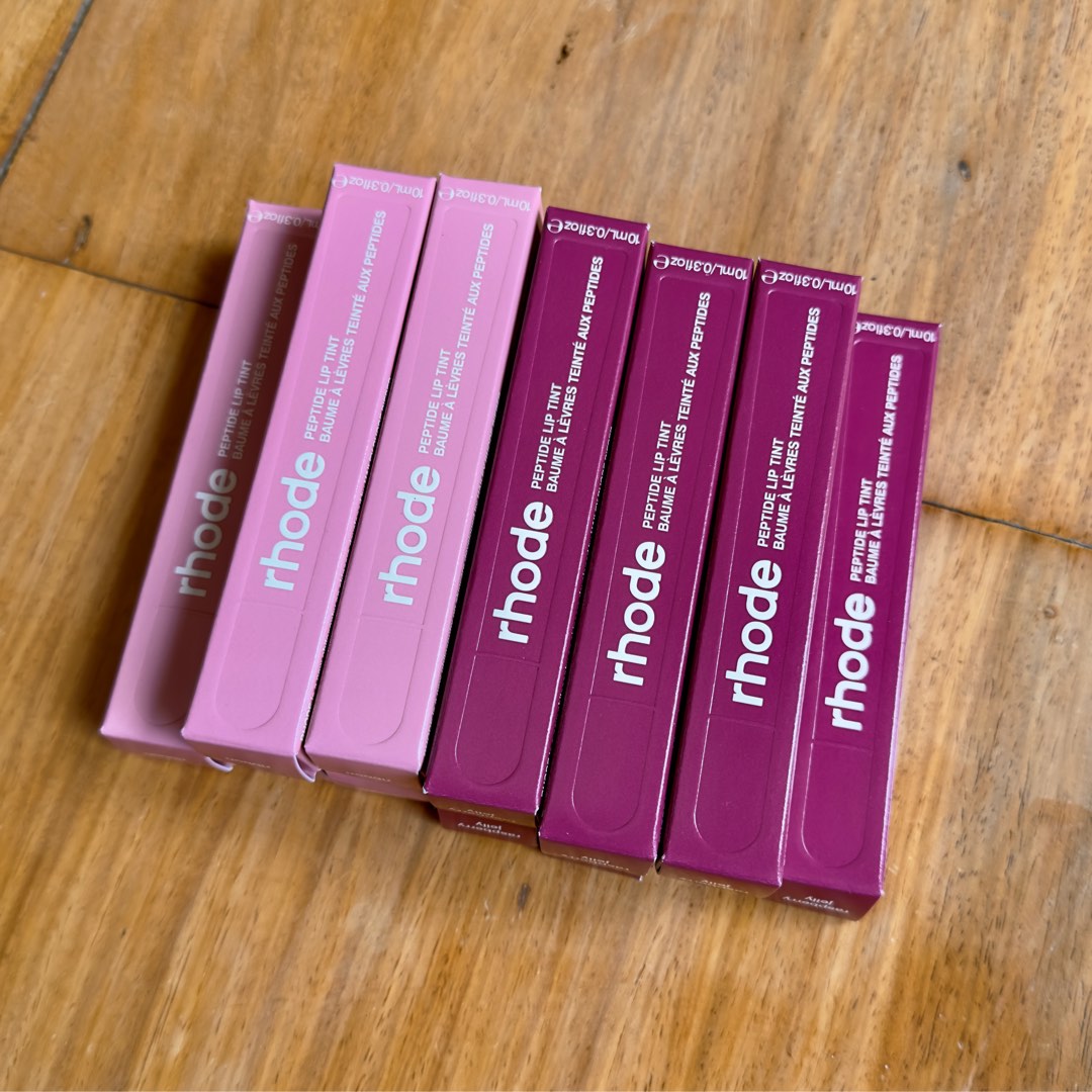 (ON HAND) Rhode Peptide Lip Tint Raspberry Jelly, Ribbon , Beauty ...