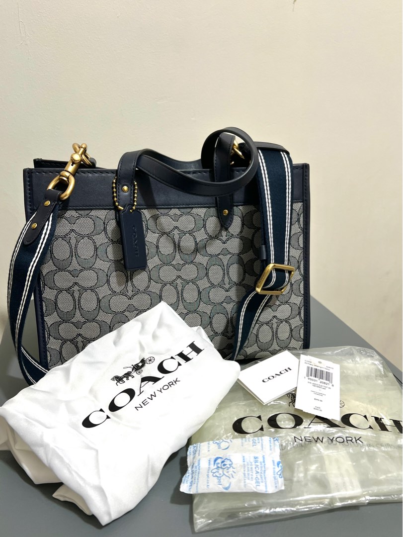 Original Coach Field Tote 30 In Signature Jacquard, Luxury, Bags ...