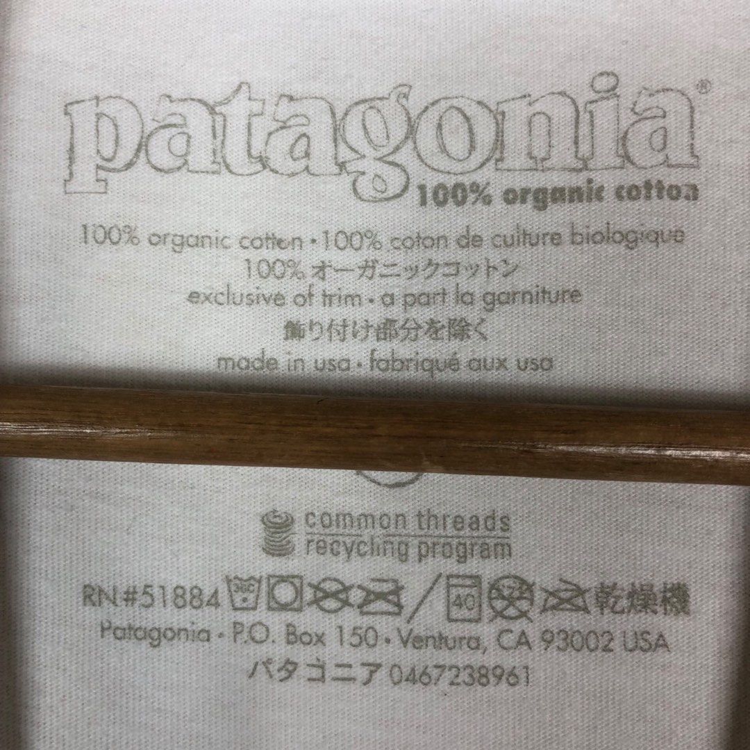 Patagonia White Backprint, Men's Fashion, Tops & Sets, Tshirts & Polo ...