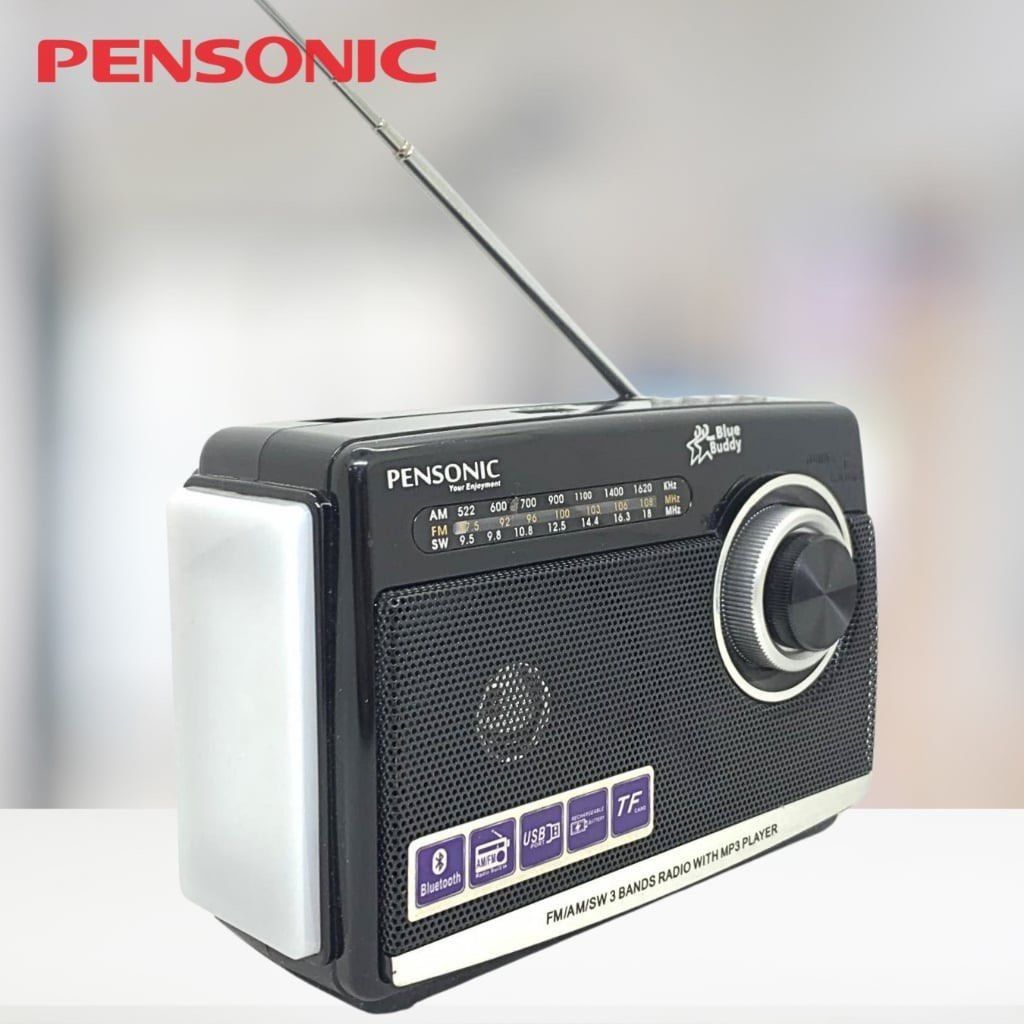 PENSONIC Blue Buddy Wireless Bluetooth/AM/FM Radio/ SW3 Band Radio With ...